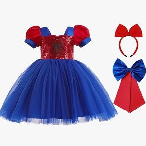 Dresses | Spiderman Tutu Costume For Toddler Girls Party Dress With ...